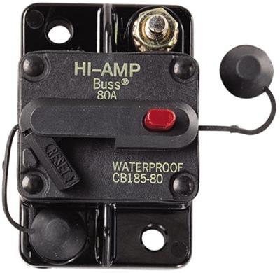 Bussmann CB185-30 Bussmann Type III High-Amp Waterproof, Flush Mount ...