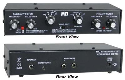 MFJ MFJ-752D NC MFJ 752D Signal Enhancer II Dual Tunable SSB/CW Audio ...