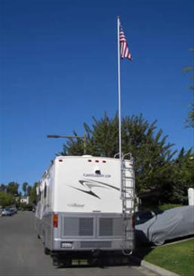 Flag Pole Buddy 106201 Flag Pole Buddy RV Ladder Brackets | DX Engineering