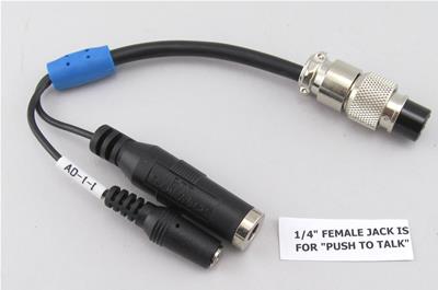 Heil Sound AD-1-I Heil Sound Headset Adapter Cables | DX Engineering