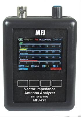MFJ MFJ-223 MFJ 223 Color Graphic VNA Antenna Analyzers | DX Engineering