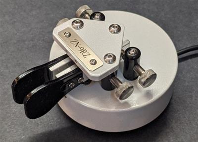 N3ZN Keys ZN-9RZ-3-8WM N3ZN Keys ZN-9RZ Iambic Paddle Keys | DX Engineering