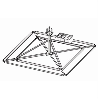 ROHN 25GBRM ROHN 25G Non-Penetrating Roof Mount | DX Engineering