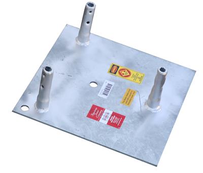 American Tower Company AME25-BGR Amerite Tower Base Plates | DX Engineering