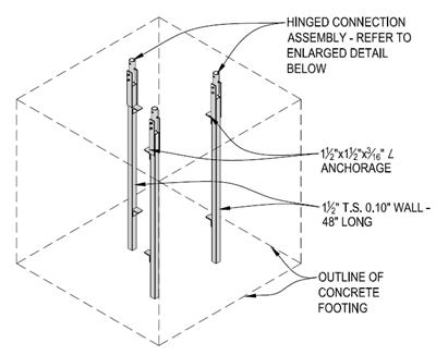 Universal Towers B-22 Universal Towers Tower Base Anchors | DX Engineering