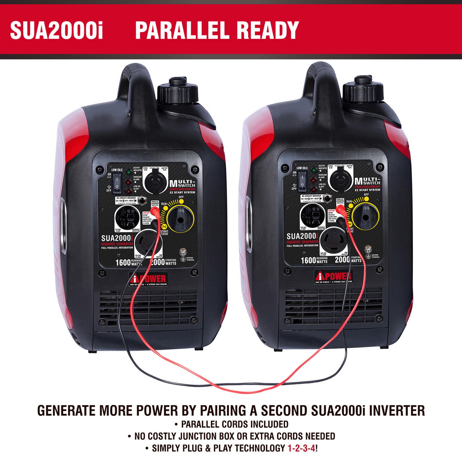 A-iPower SUA2000I A-iPower Inverter Generators | DX Engineering