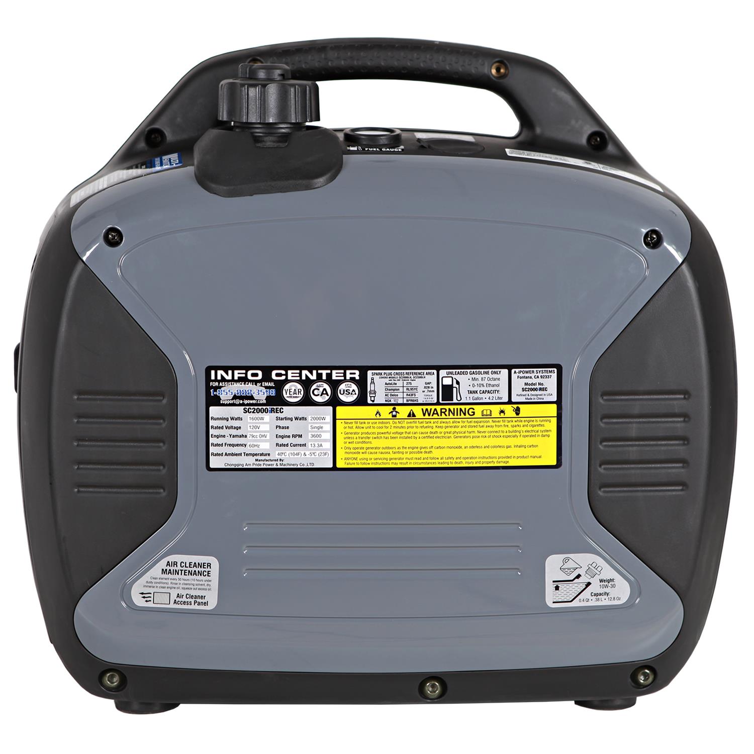 A-iPower SC2000IREC A-iPower Refurbished Inverter Generators | DX ...