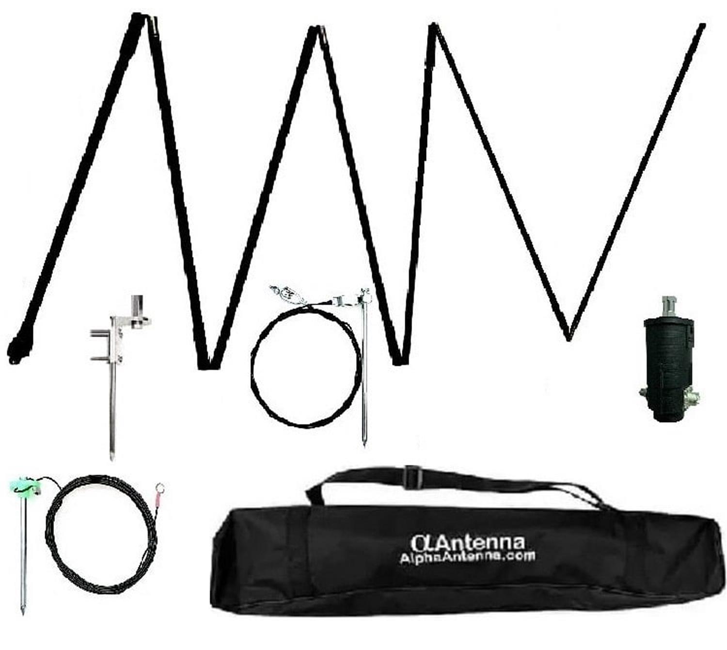 Alpha Antenna MILEMCOMMBSC Alpha Antenna Portable HF MIL EmComm Basic Antennas | DX Engineering