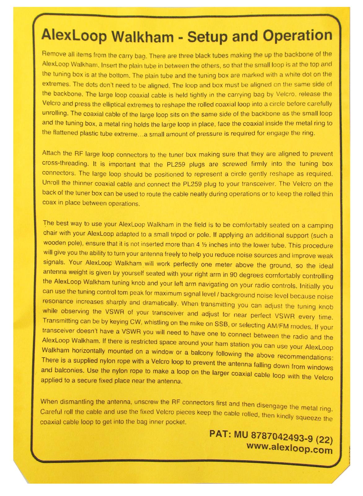 AlexLoop LOOP-PREMIER AlexLoop Walkham Premier Small Portable Magnetic ...