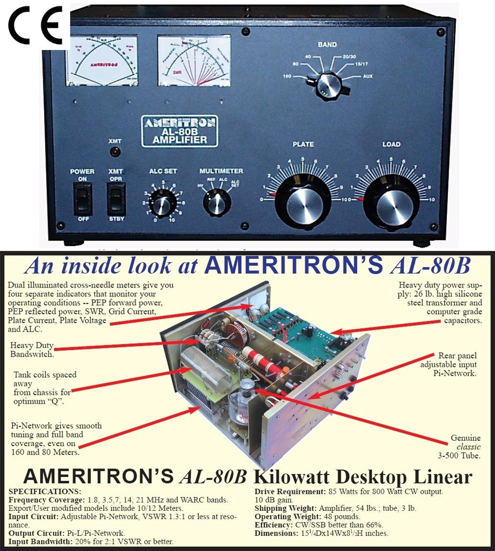 Ameritron AL-80BXCE Ameritron HF Power Amplifiers | DX Engineering