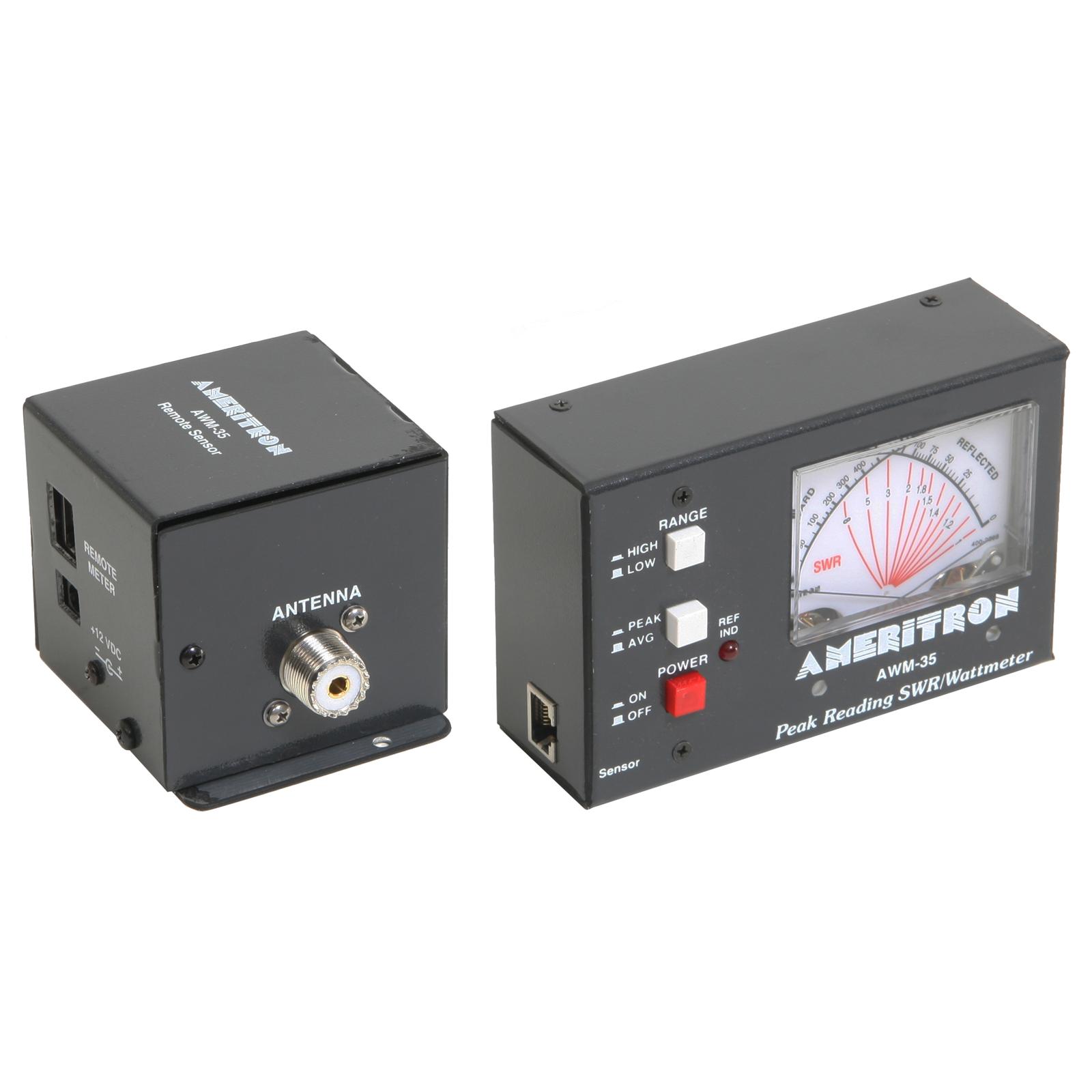 Ameritron AWM-35H Ameritron Flat Mount Mobile SWR/Wattmeters | DX ...