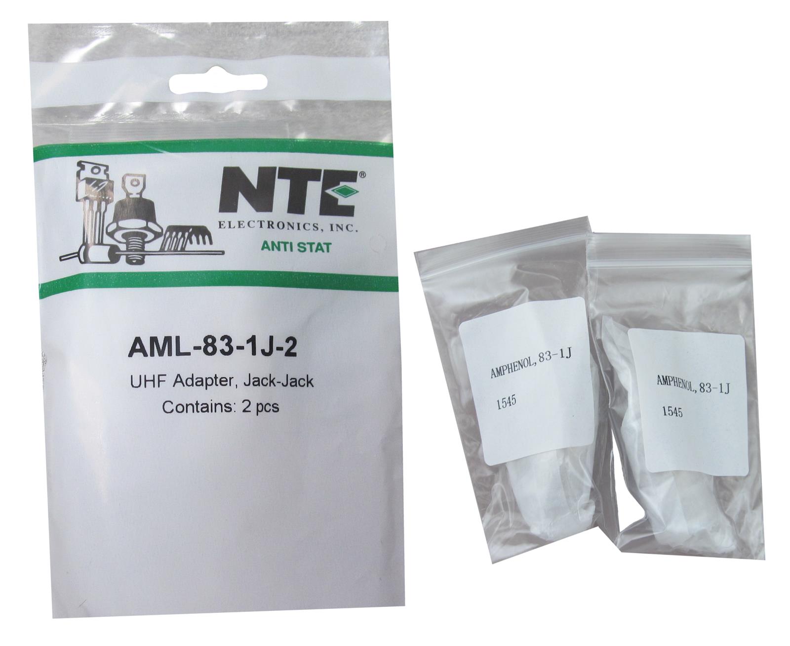 Amphenol RF 83-1J-2 Amphenol RF 83-1J-2 Double UHF Female Connectors ...