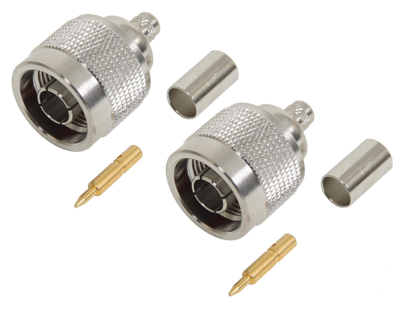 Amphenol RF 172135-2 Amphenol RF N-Type Straight Crimp Plugs | DX ...