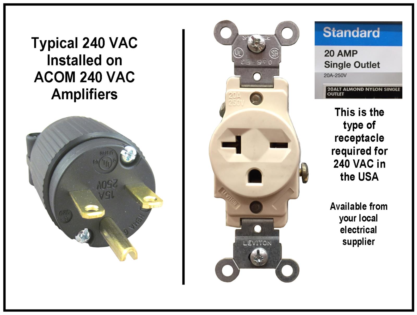 ACOM 1500-240 ACOM 1500 HF + 6 Meter Linear Amplifiers | DX Engineering