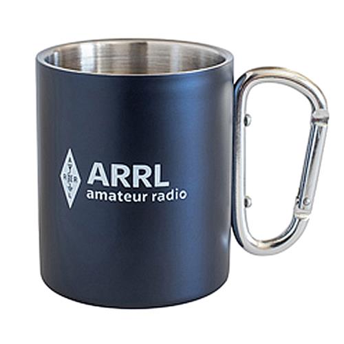 ARRL 1269 ARRL Stainless Steel Carabiner Mugs | DX Engineering
