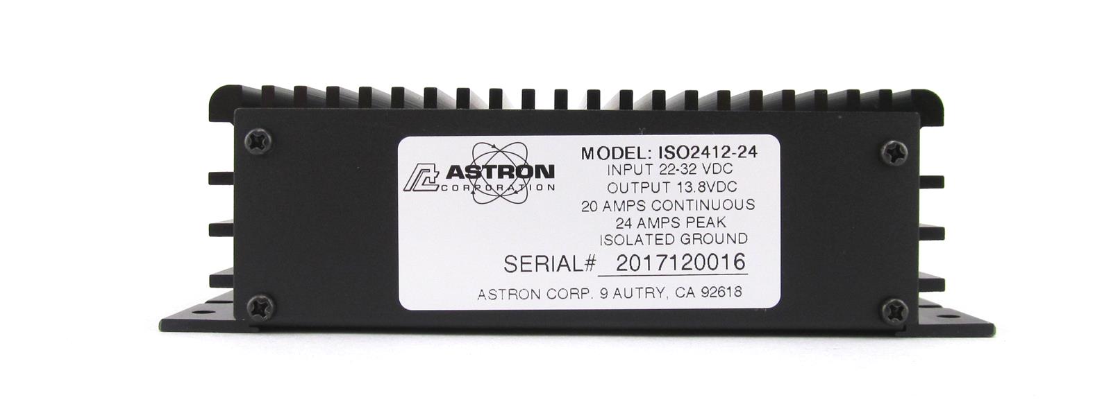 Astron Corporation ISO2412-24 Astron Isolated Step-Down DC/DC ...