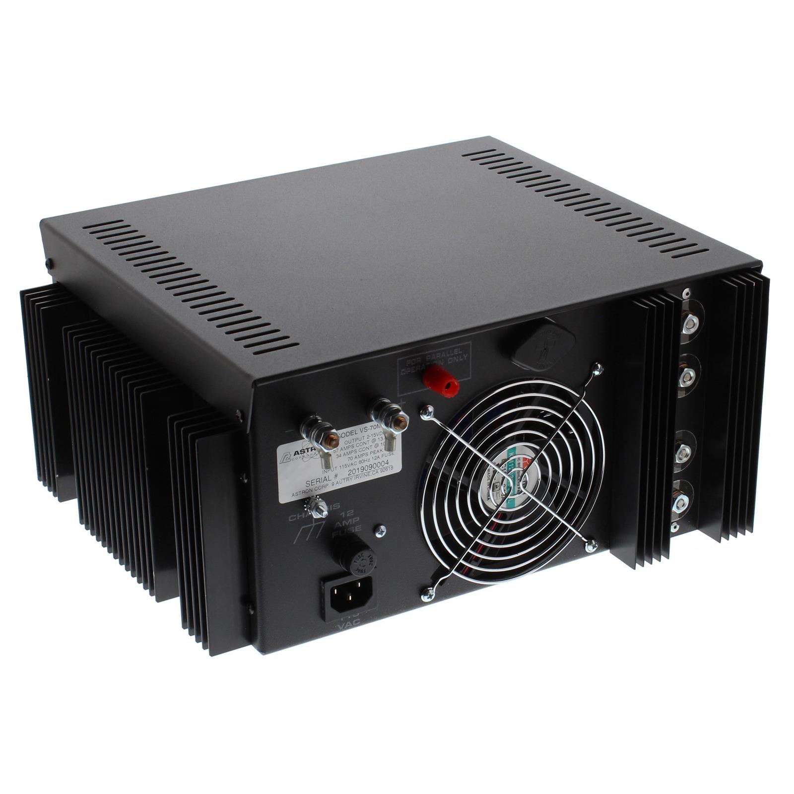 Astron Corporation VS-70M-AP Astron VS Series Linear Power Supplies ...