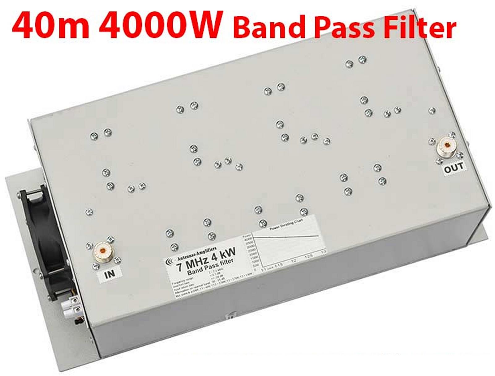 Antennas-Amplifiers 5520 Antennas-Amplifiers 40M High Power Band Pass ...