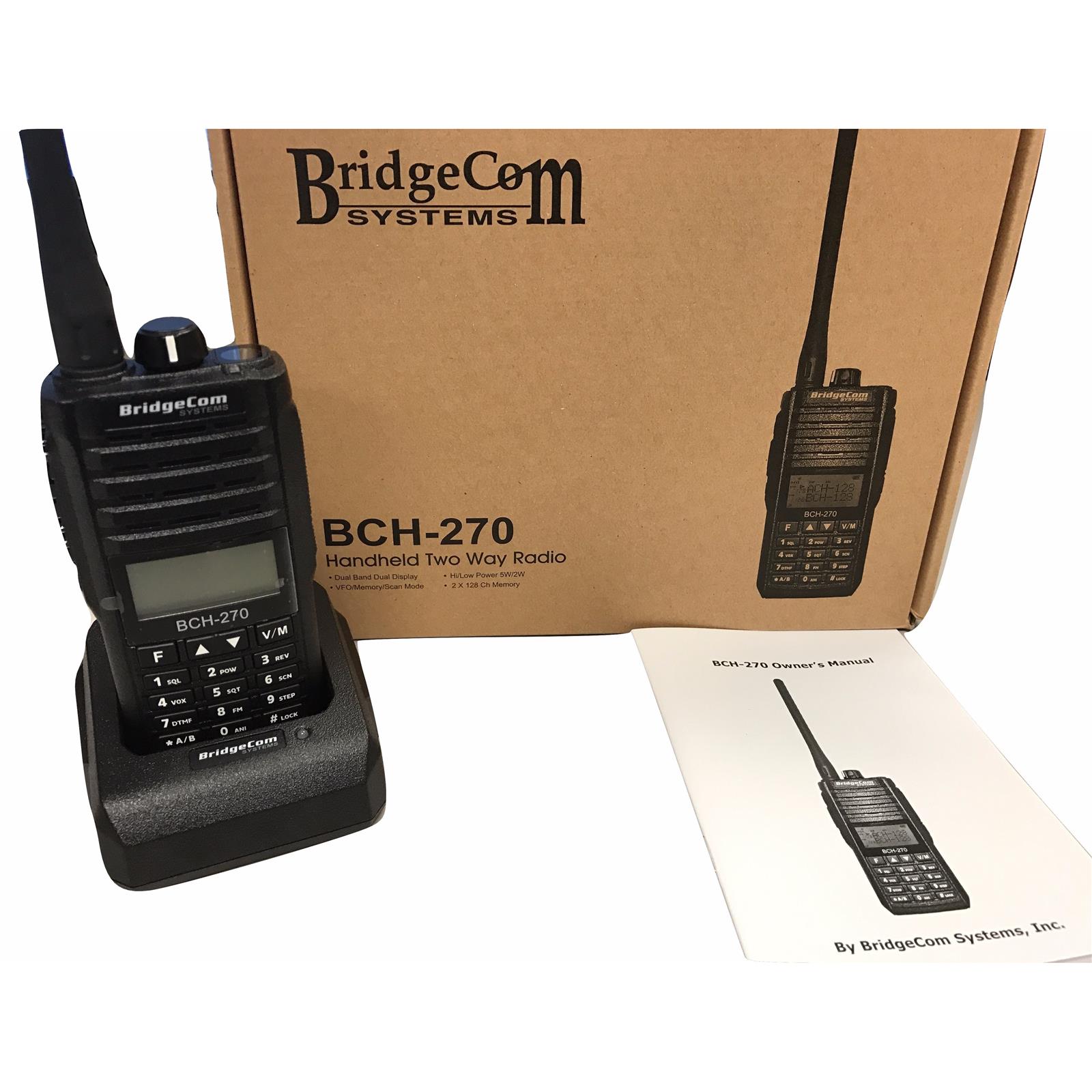 Bridgecom Systems BCH-270 Bridgecom BCH-270 Dual-Band HT Transceiver ...