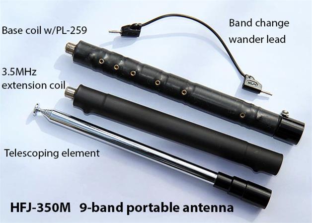 Comet Antennas HFJ350MTOYBX Comet HFJ-350 Series Portable Telescopic ...