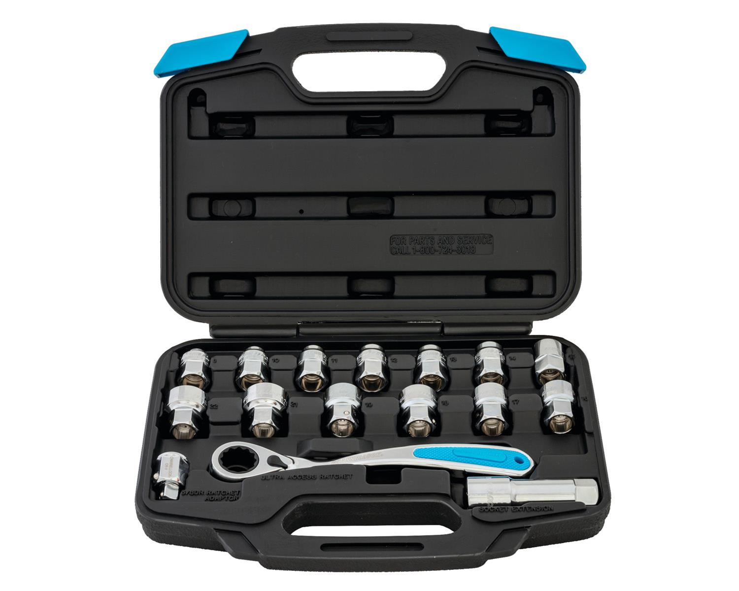 Channellock 39100 CHANNELLOCK 16-Piece Pass-Thru Uni-Fit Socket Sets ...