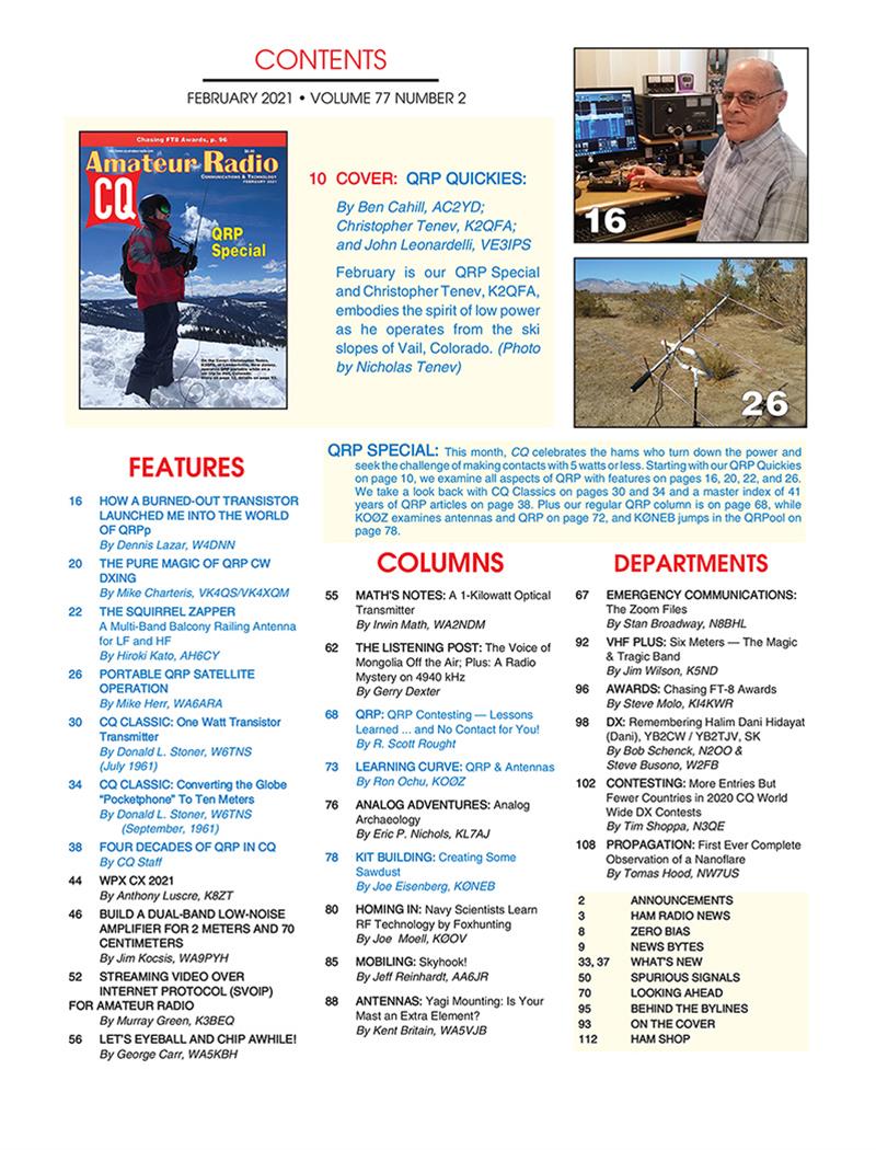 CQ Publications CQ-FEB2021 CQ Magazine | DX Engineering