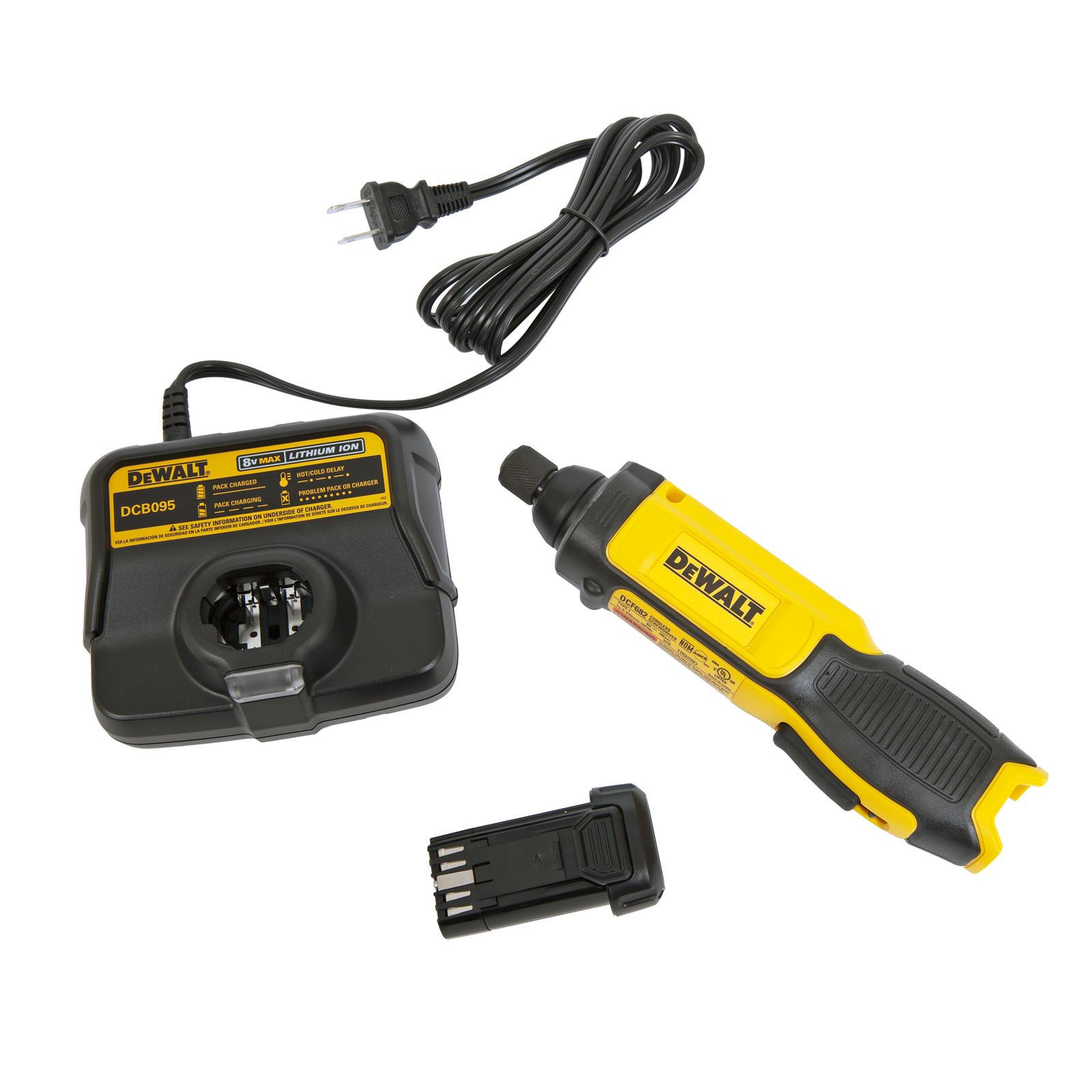 Dewalt DCF682N1 Dewalt 8V MAX Gyroscopic Inline Screwdrivers | DX ...