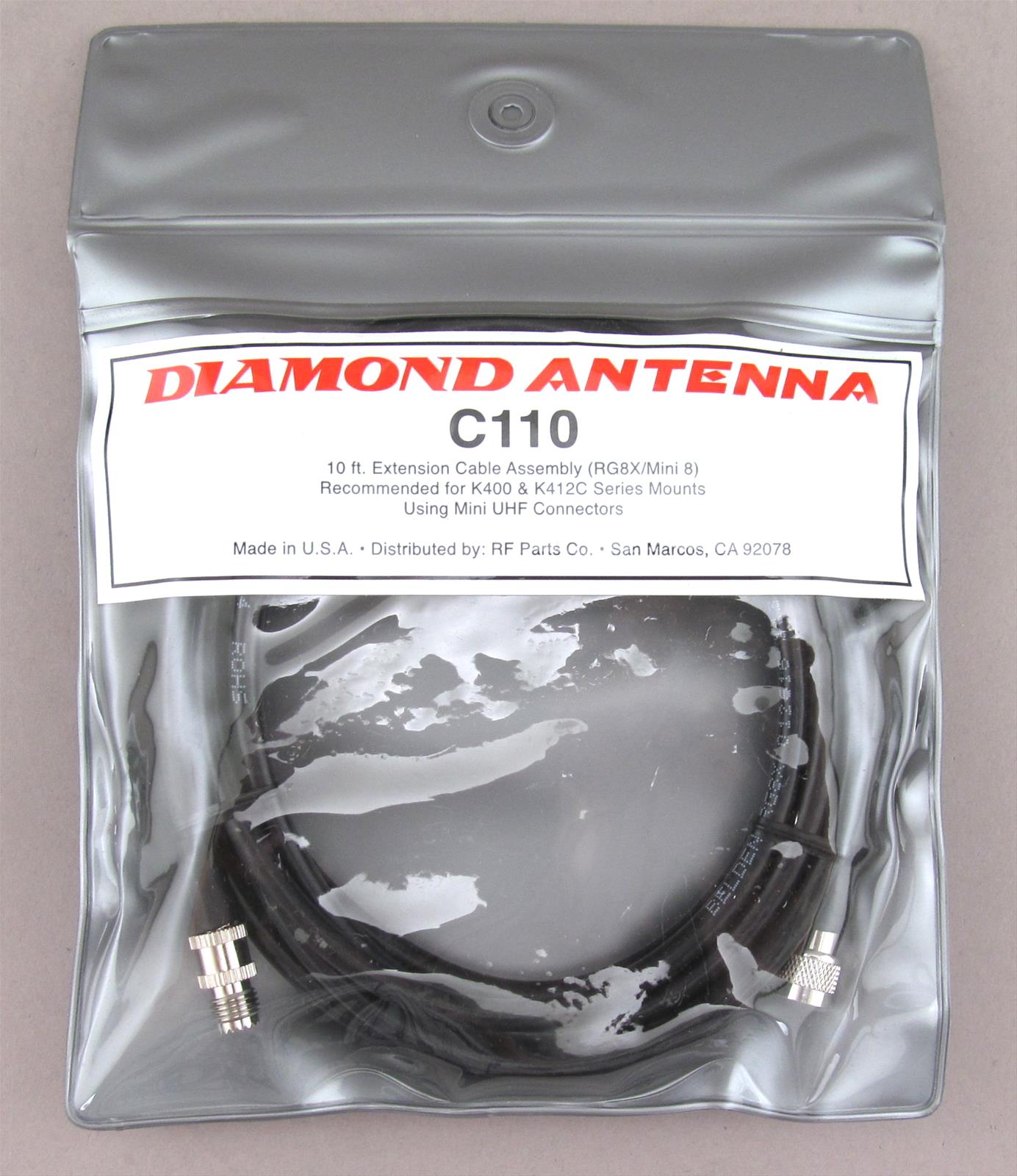 Diamond Antenna C110 Diamond Antenna Mobile Antenna Extension Cables ...