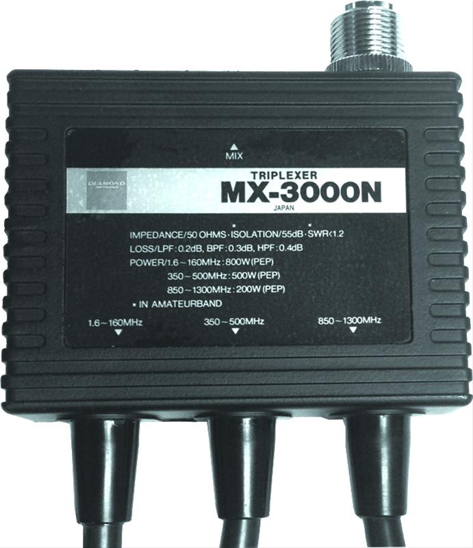 Diamond Antenna MX3000N Diamond Antenna Triplexers | DX Engineering