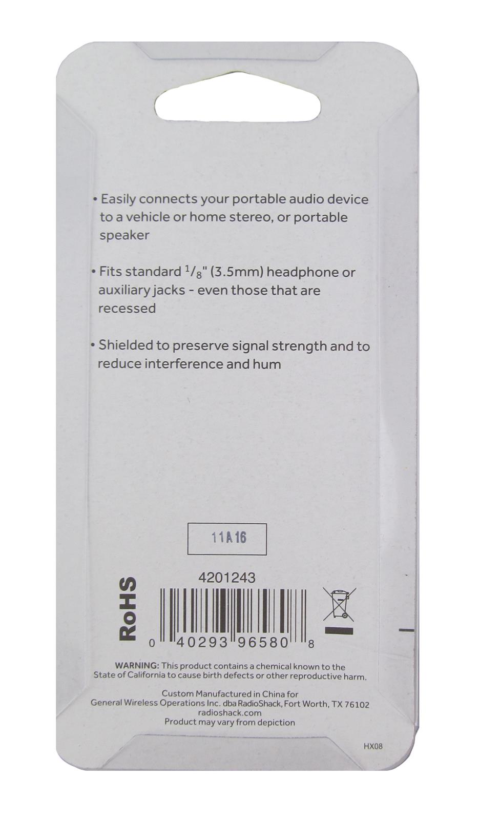 Misc Vendor 4201243 DMV Stereo Audio Cables | DX Engineering