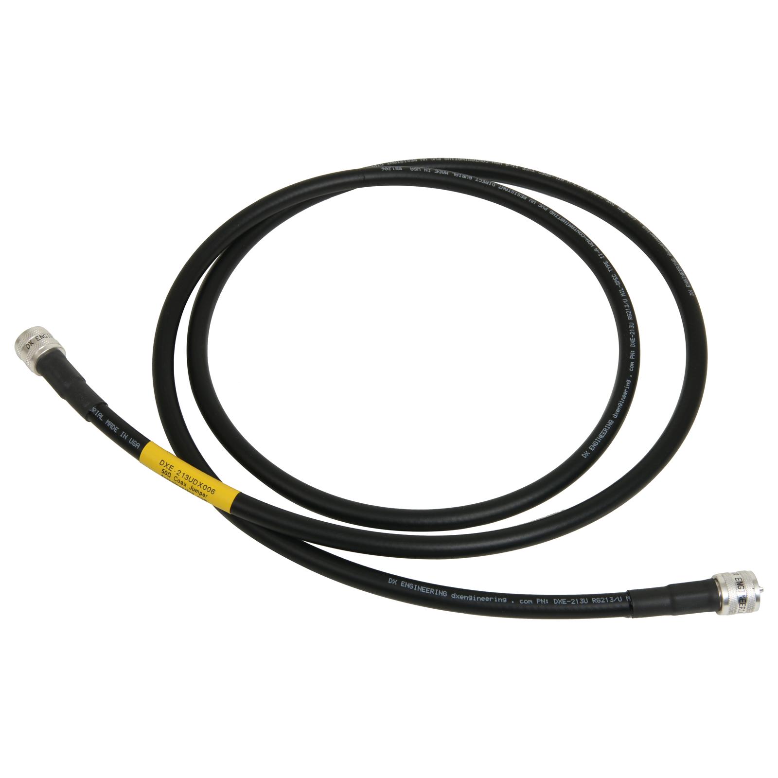 DX Engineering DXE-213UDX006 DX Engineering RG-213U PL-259 Low-Loss 50 ...