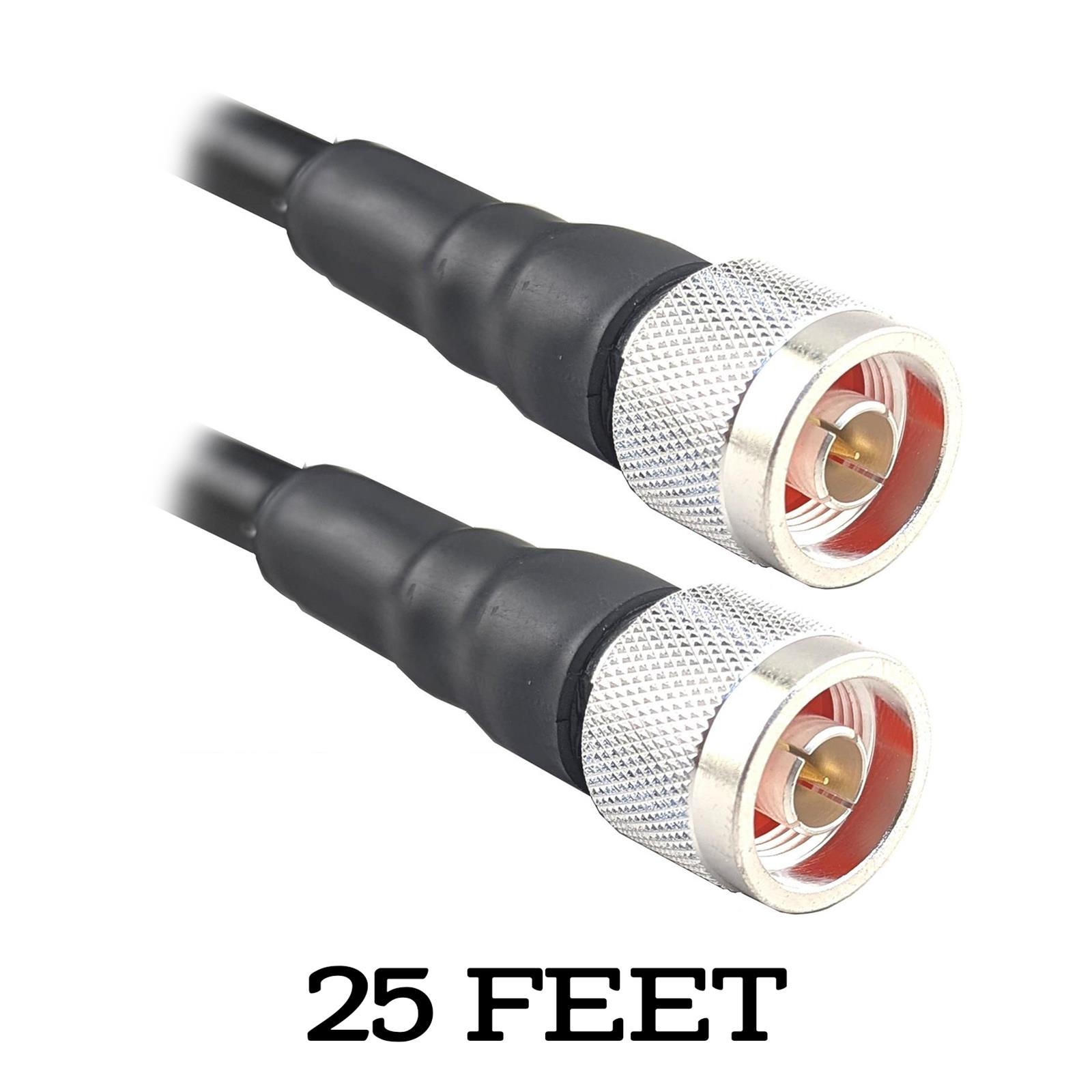 DX Engineering DXE-213UNX025 DX Engineering RG-213U Type-N Low-Loss 50-ohm Coax Cable Assemblies ...