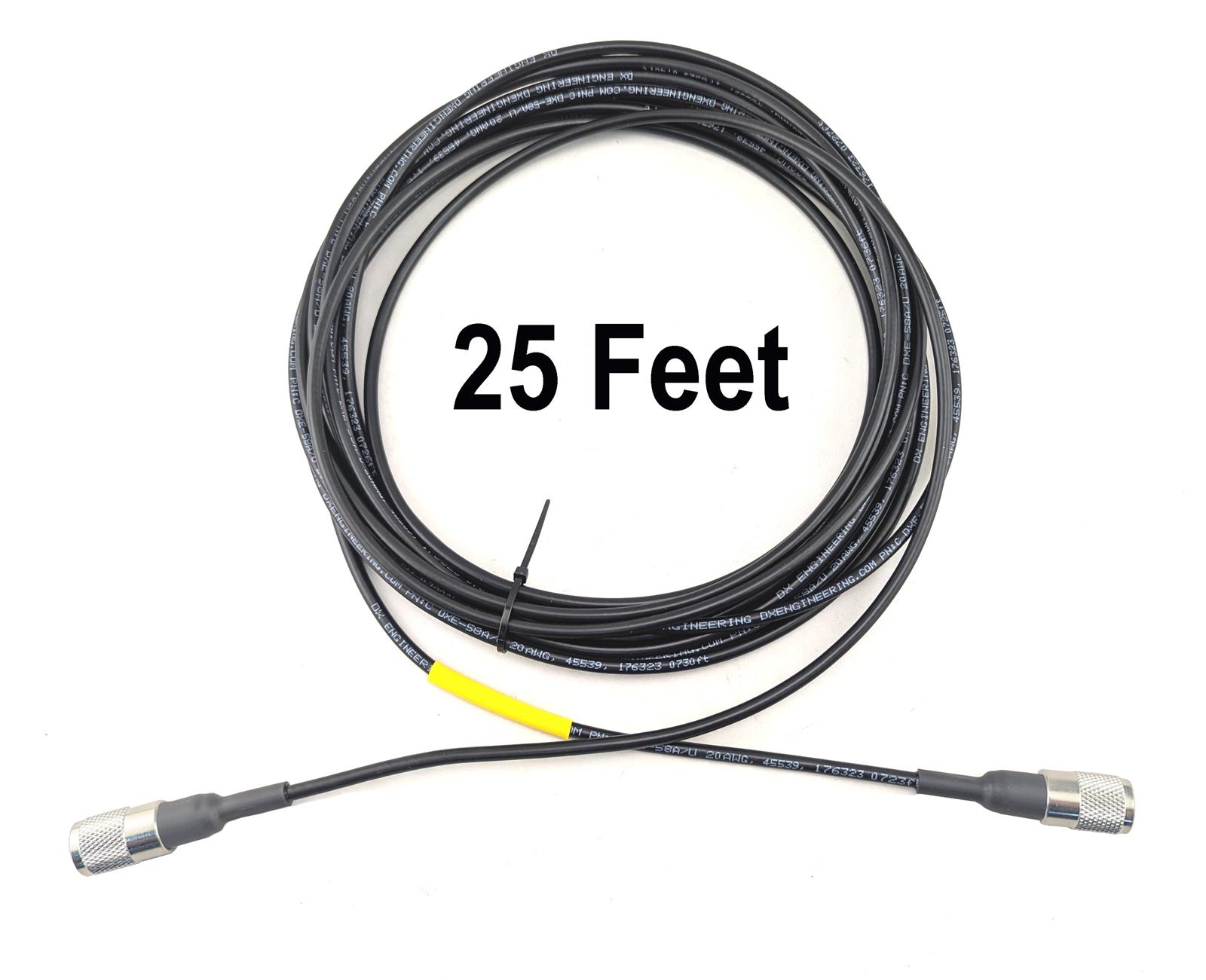 DX Engineering DXE-58AUDU025 DX Engineering RG-58A/U 52-ohm Low-Loss ...