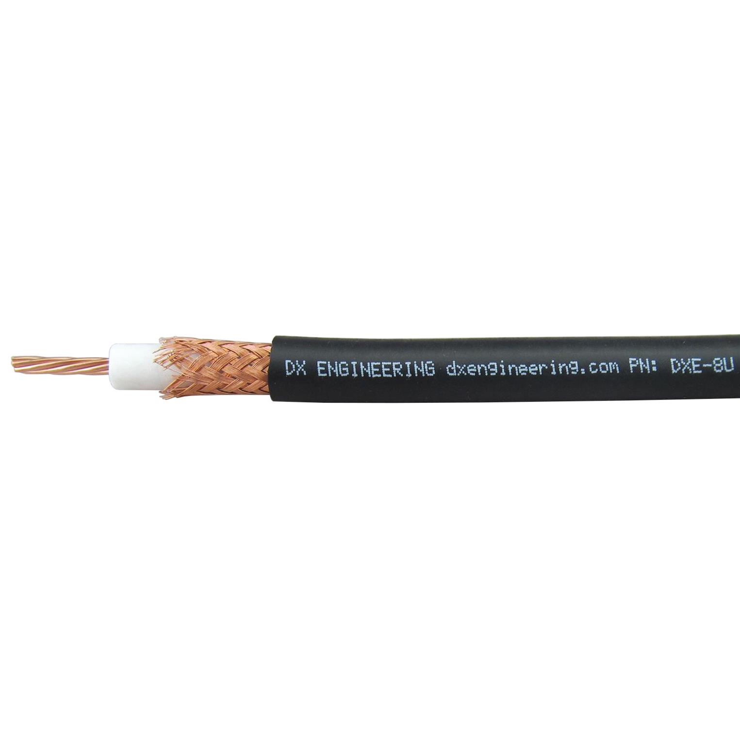 DX Engineering DXE-8U DX Engineering RG-8/U 50-ohm Bulk Coaxial Cable ...