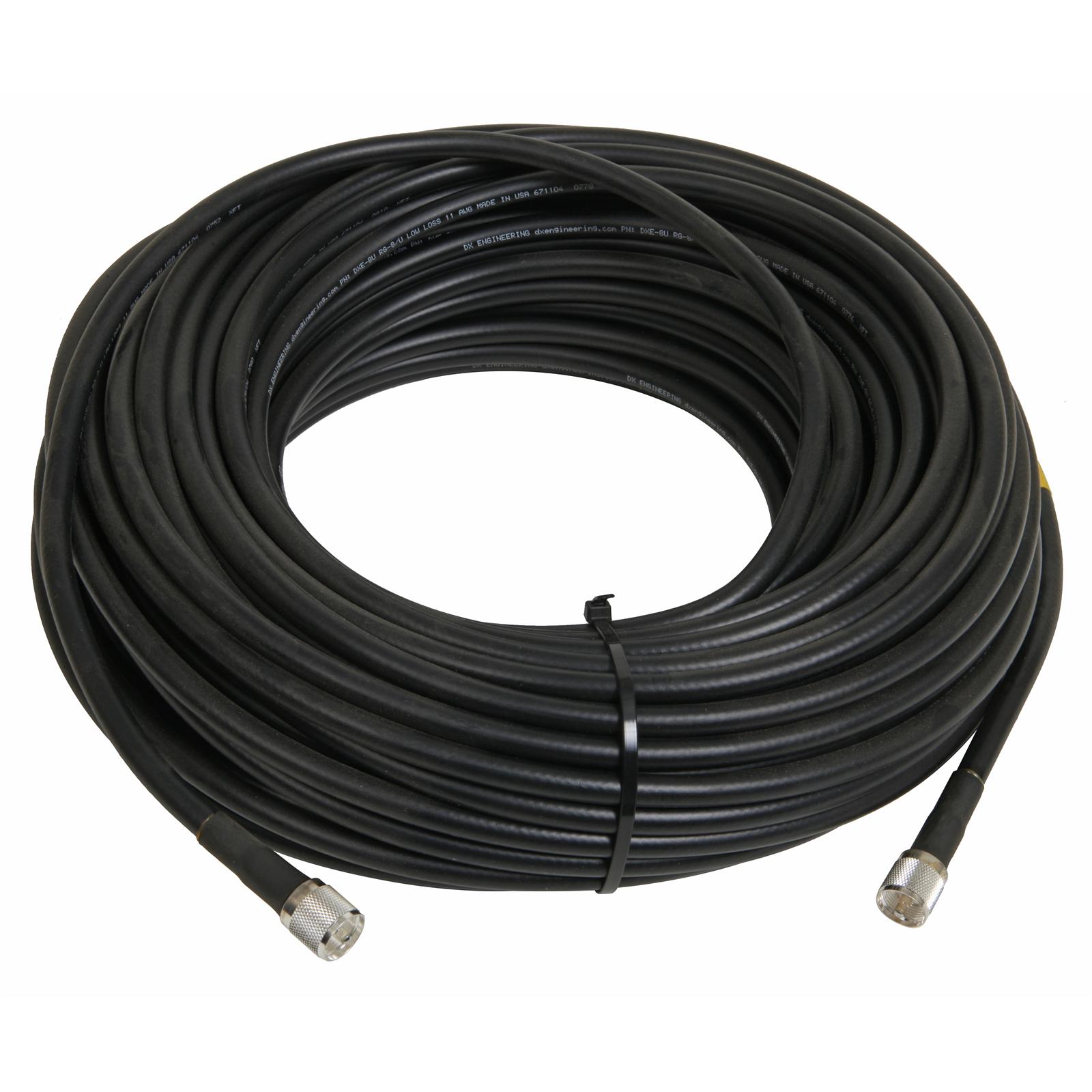 DX Engineering DXE-8UDU150 DX Engineering RG-8/U 50-ohm Coax Cable ...