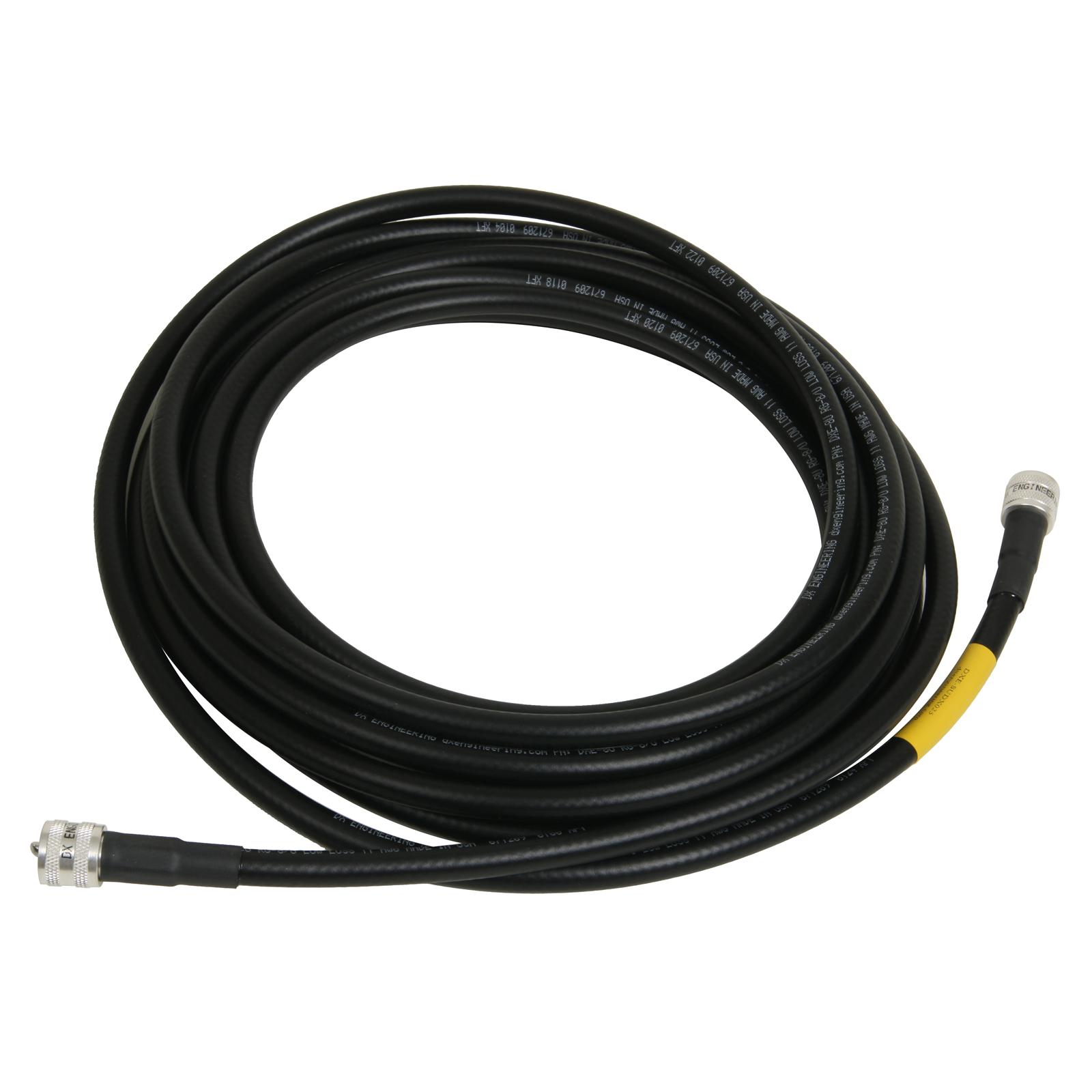 DX Engineering DXE-8UDX025 DX Engineering RG-8U PL-259 Low-Loss 50-ohm ...