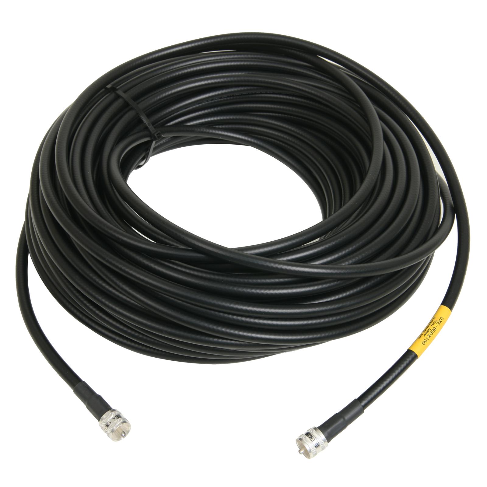 DX Engineering DXE-8UDX150 DX Engineering RG-8U PL-259 Low-Loss 50-ohm ...