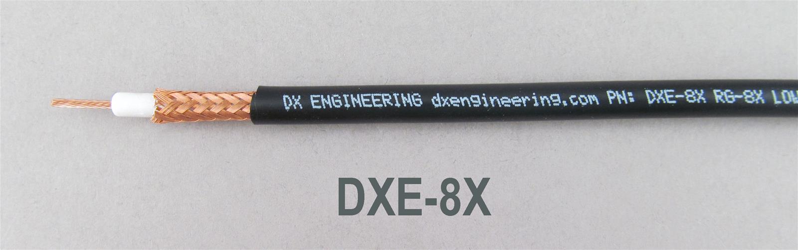 DX Engineering DXE-8X DX Engineering RG-8X 50-ohm Bulk Coaxial Cable ...