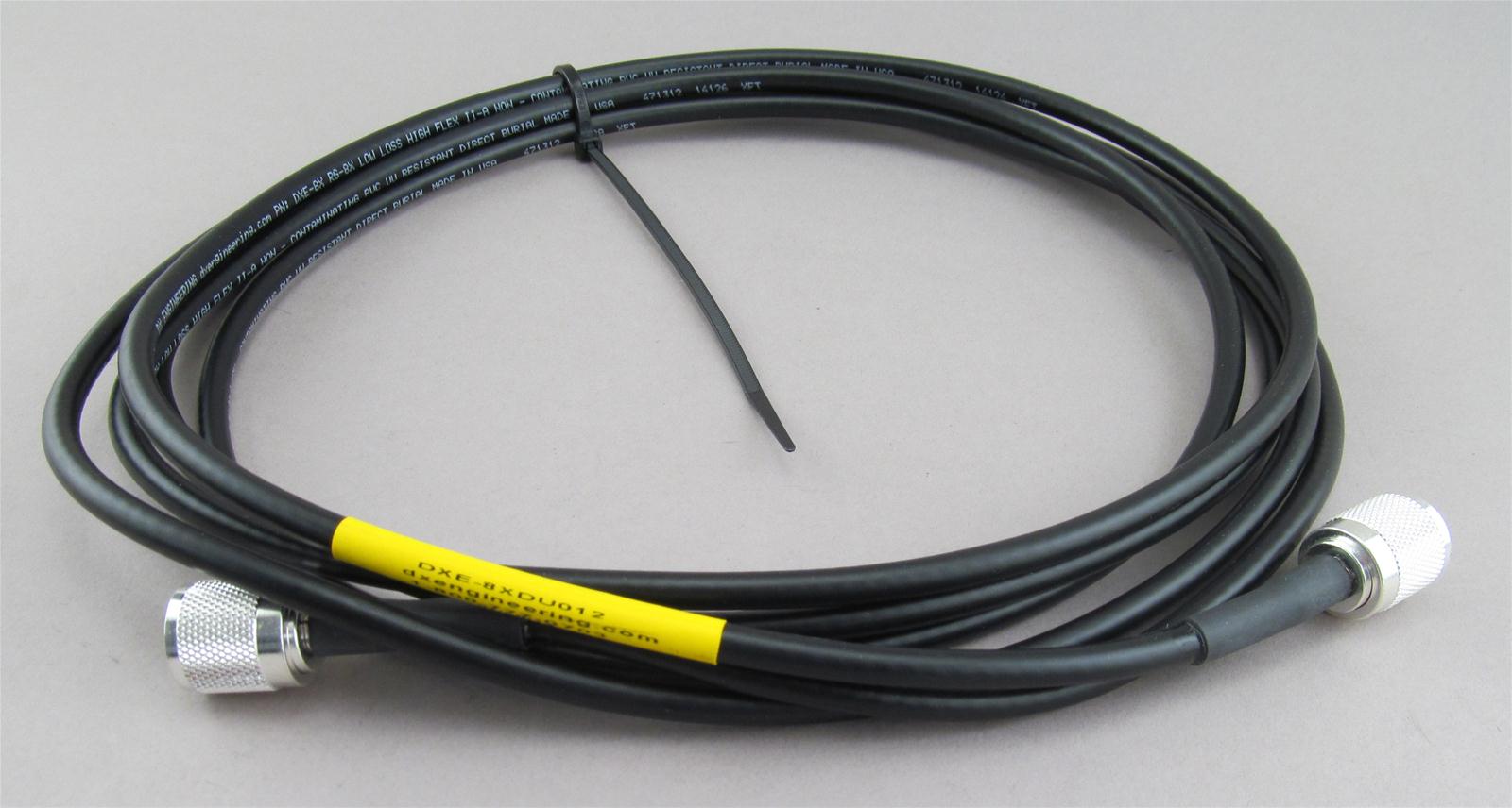 DX Engineering DXE-8XDU012 DX Engineering's RG-8X 50-ohm Coax Cable ...
