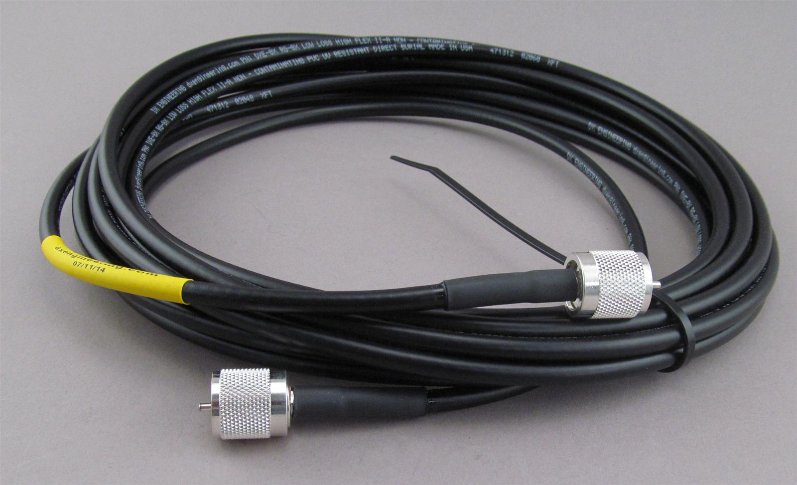 DX Engineering DXE-8XDU025 DX Engineering's RG-8X 50-ohm Coax Cable ...