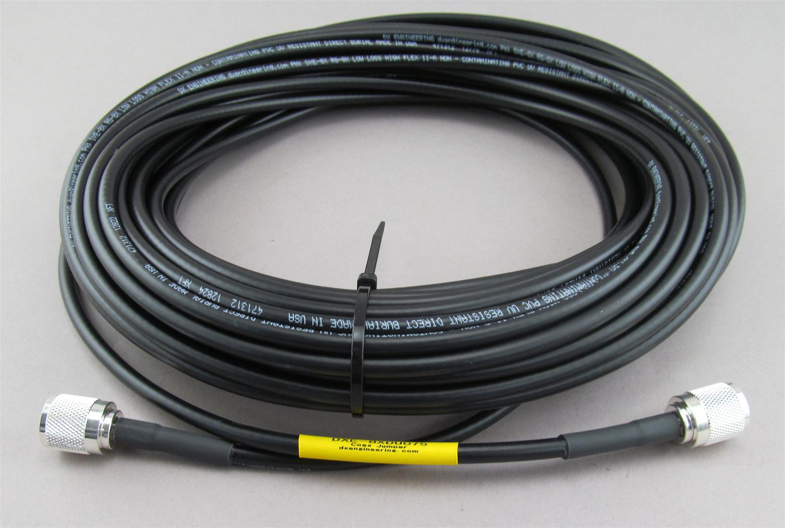 DX Engineering DXE-8XDU075 DX Engineering's RG-8X 50-ohm Coax Cable ...