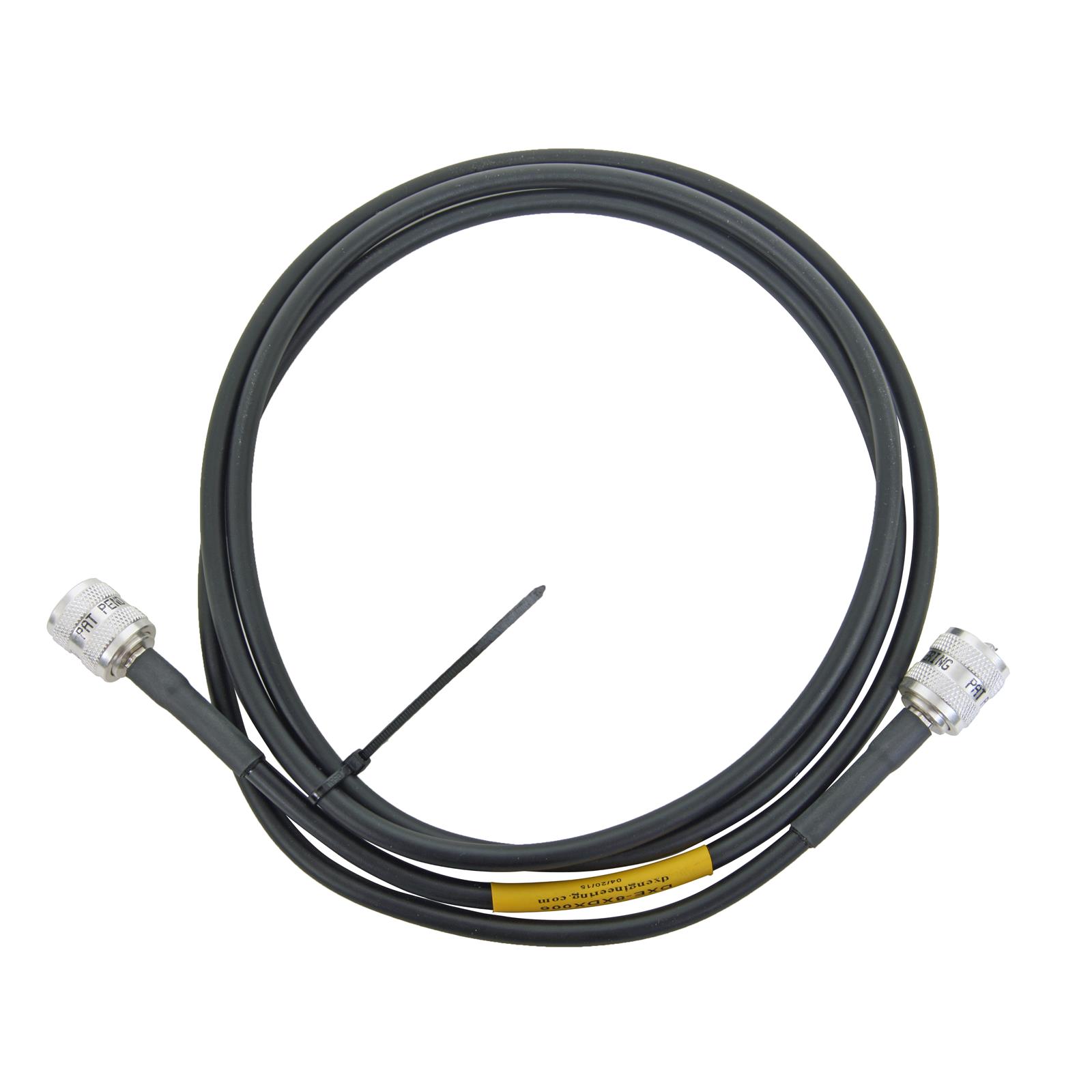 DX Engineering DXE-8XDX006 DX Engineering RG-8X PL-259 Low-Loss 50-ohm ...