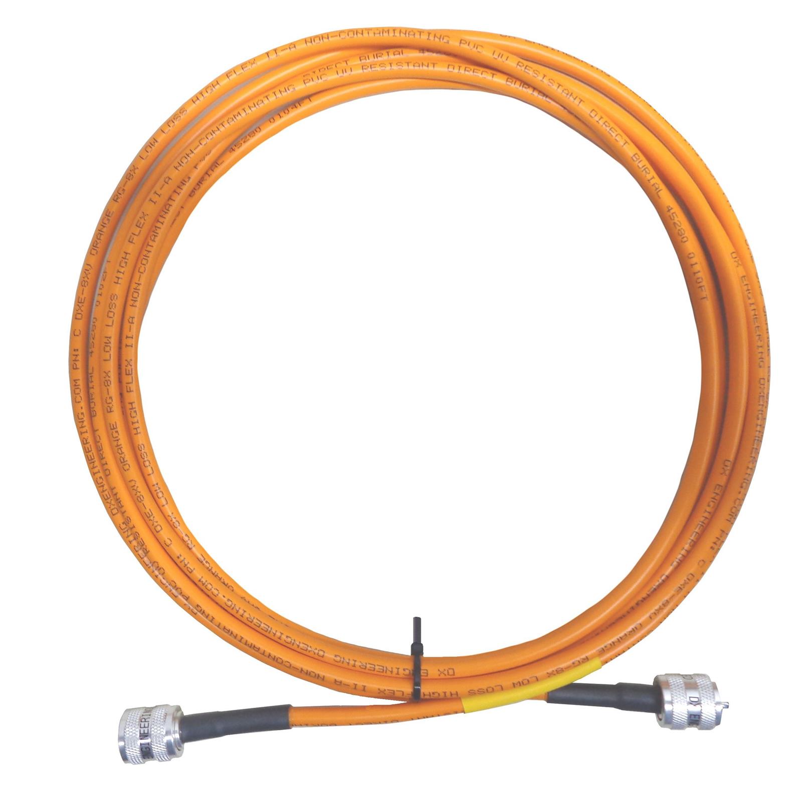 DX Engineering DXE-8XVDX012 DX Engineering RG-8X High Visibility Orange ...