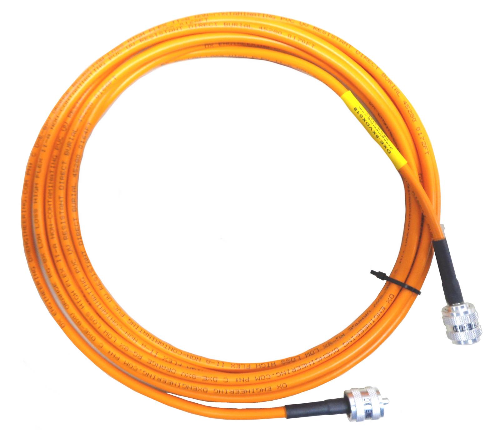 DX Engineering DXE-8XVDX018 DX Engineering RG-8X High Visibility Orange ...