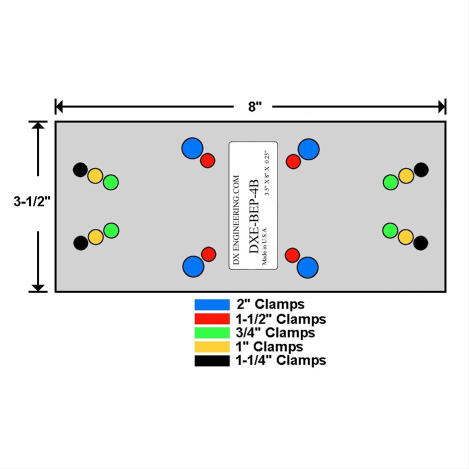 DX Engineering DXE-BEP-4B DX Engineering BEP-4B Antenna Plates | DX ...