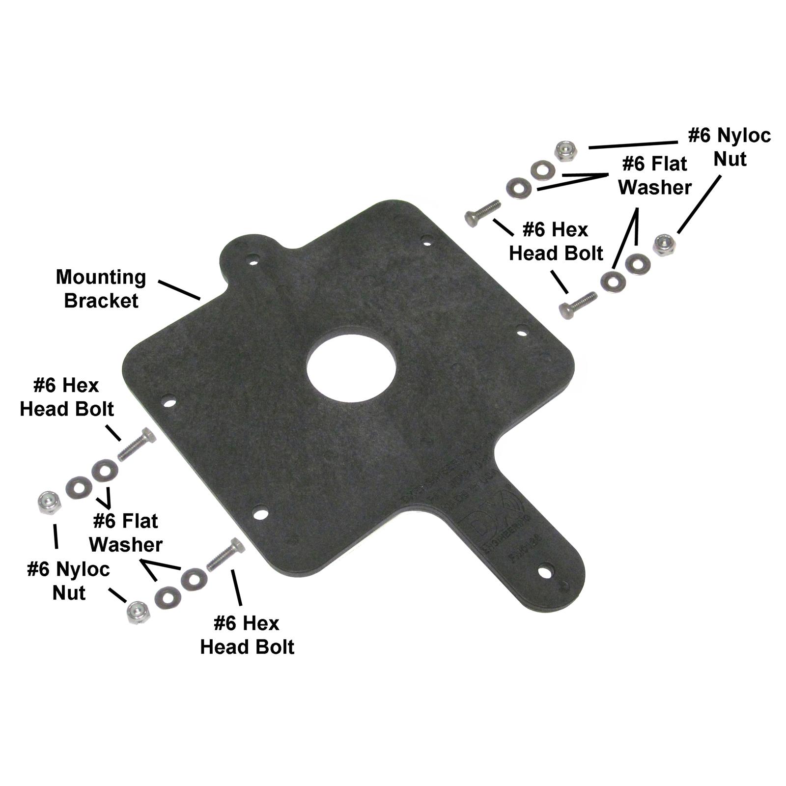 DX Engineering DXE-BMB-4P DX Engineering Mounting Brackets for Baluns ...