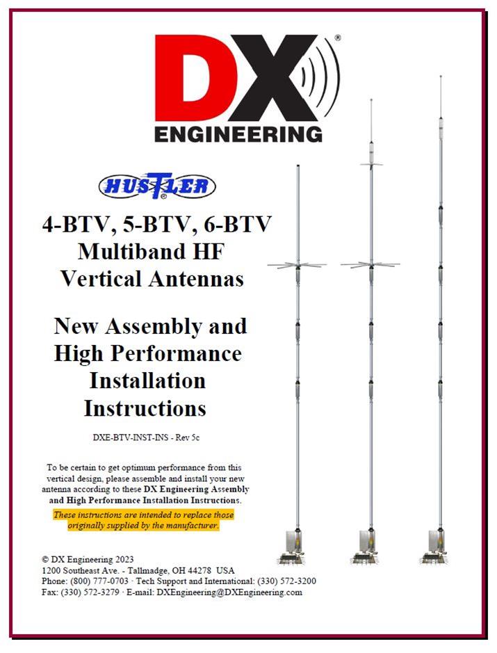 DX Engineering DXE-BTV-INST-INS DX Engineering Instruction Manuals | DX ...