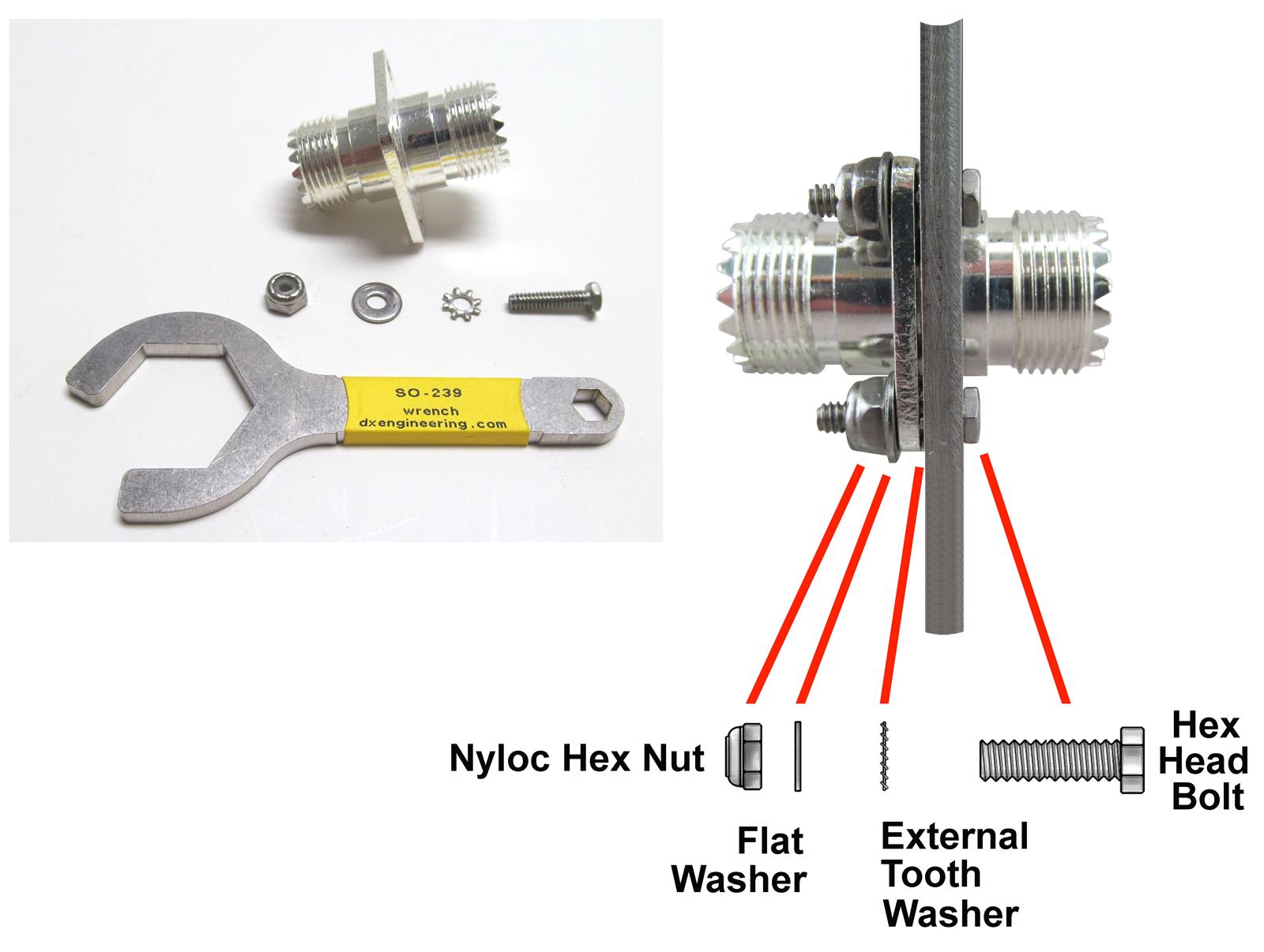 DX Engineering DXE-CGB-200 DX Engineering Coax Grounding Brackets | DX ...