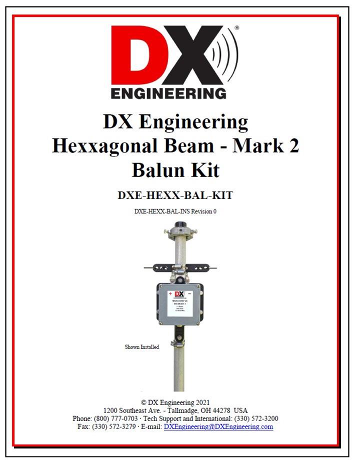 DX Engineering DXE-HEXX-BAL-KIT DX Engineering Hexxagonal Beam Balun ...