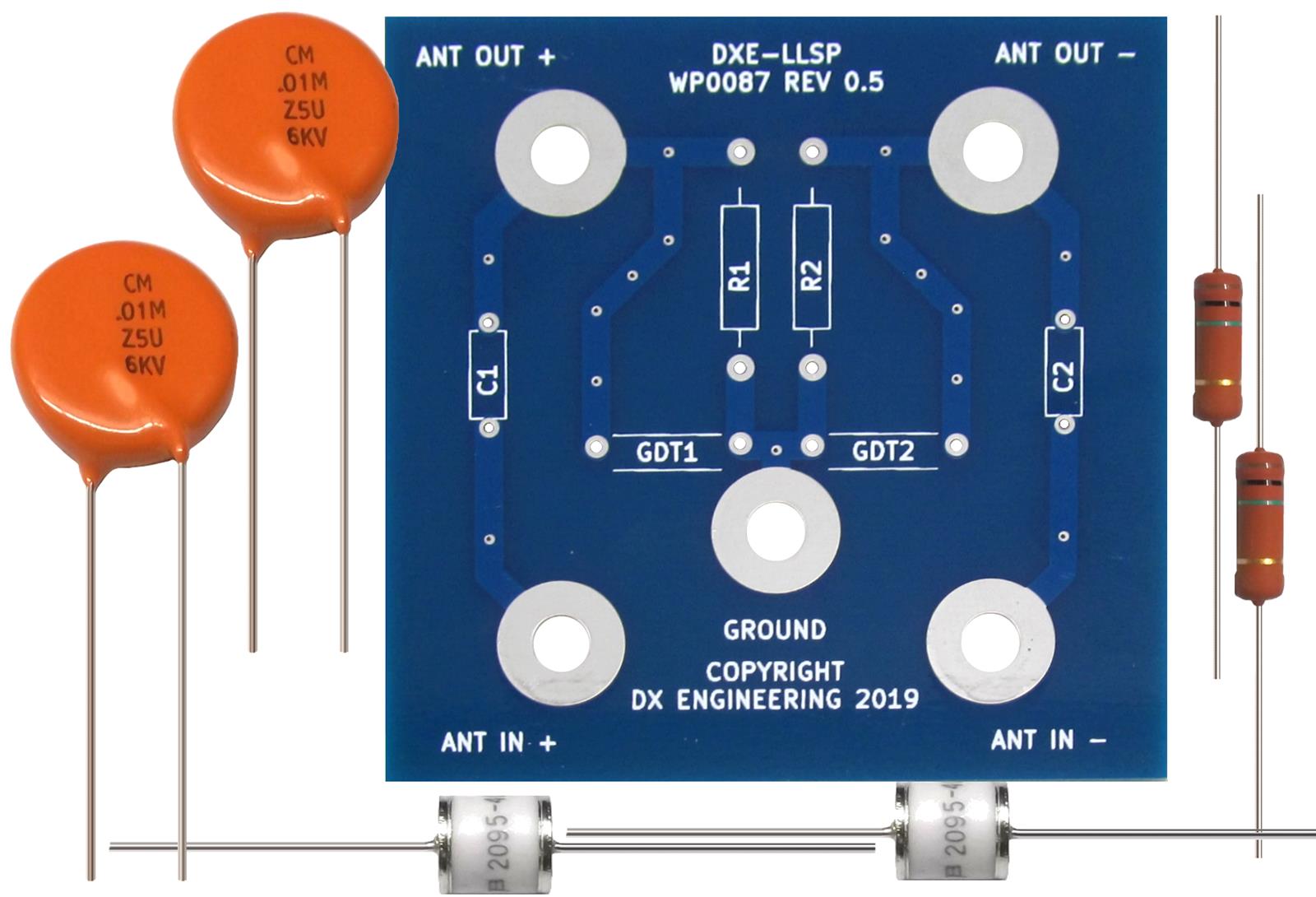 DX Engineering DXE-LLSP-RP DX Engineering Ladder Line Surge Protector ...